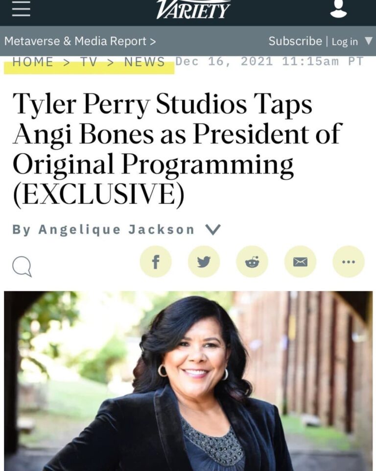Huge Congratulations To Angi Bones! #TylerPerryStudios – Urban Film Review
